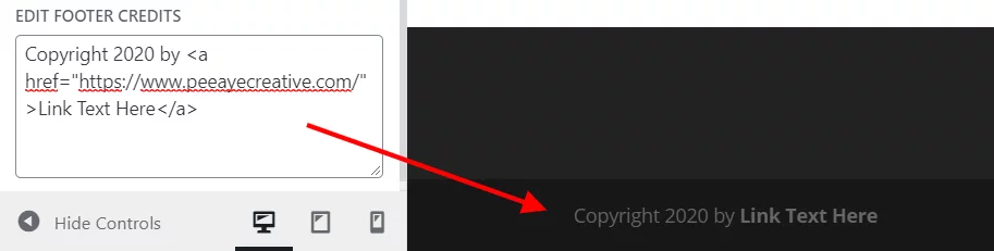 How To Change The Divi Footer Credits - Tutorial by Pee-Aye Creative How To Change The Divi Footer Credits - Tutorial by Pee-Aye Creative