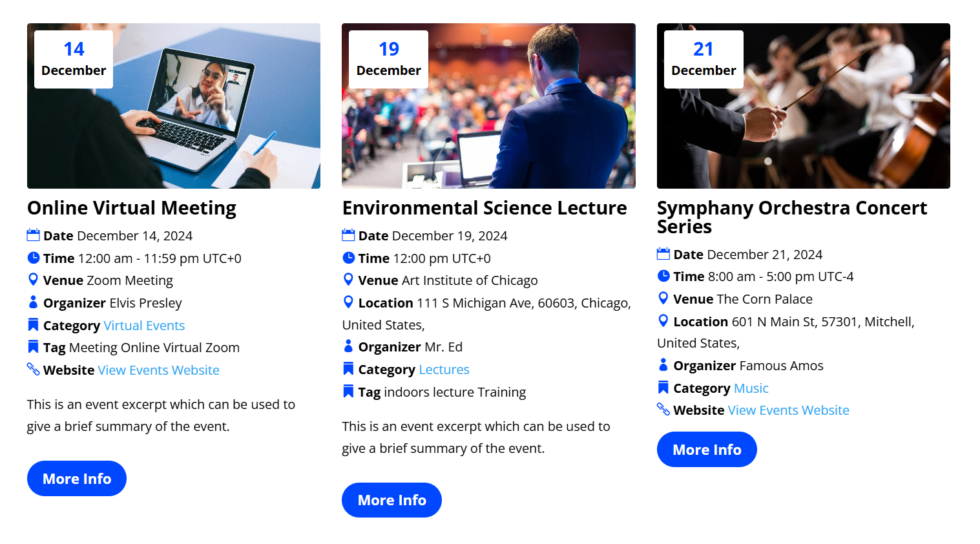 Integrate The Events Calendar Into Powerful Divi Modules